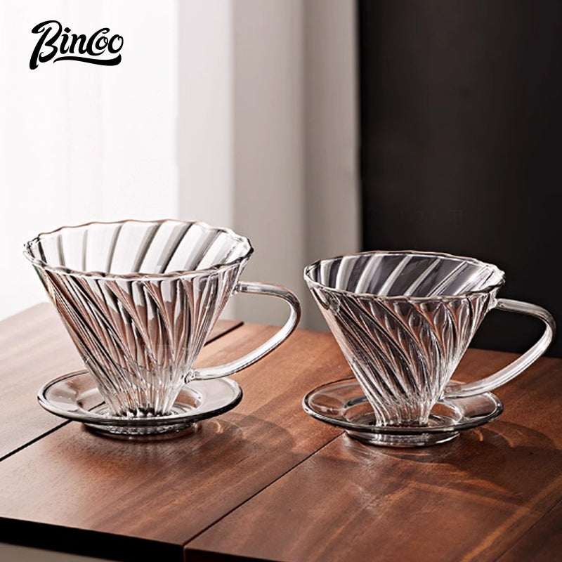 Bincoo Fliter Cup Coffee Funnel Glass Fliter Cup V60 Coffee Utensils ...
